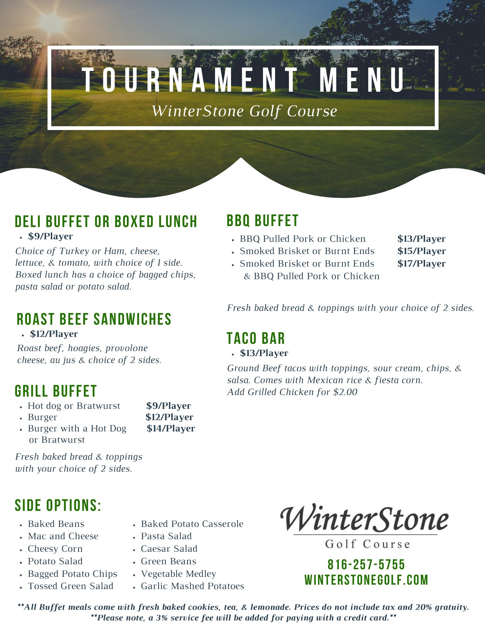 WinterStone Golf Course - Plan a Golf Event